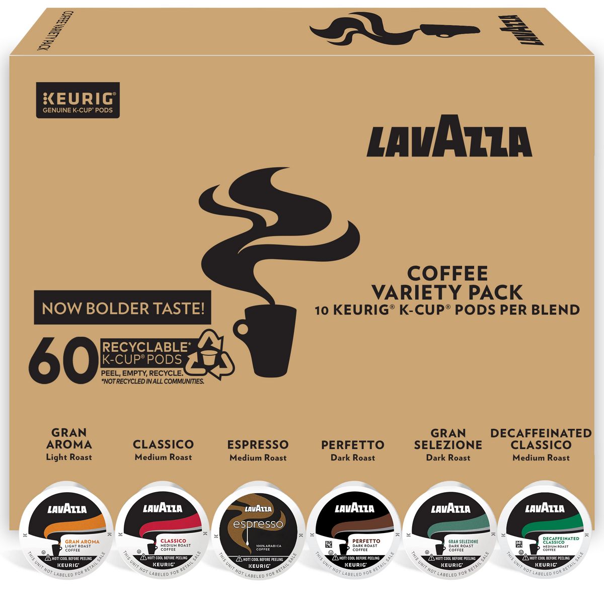 Lavazza Variety Pack K-Cup® Box 60 Ct Coffee - Best Quality Coffee