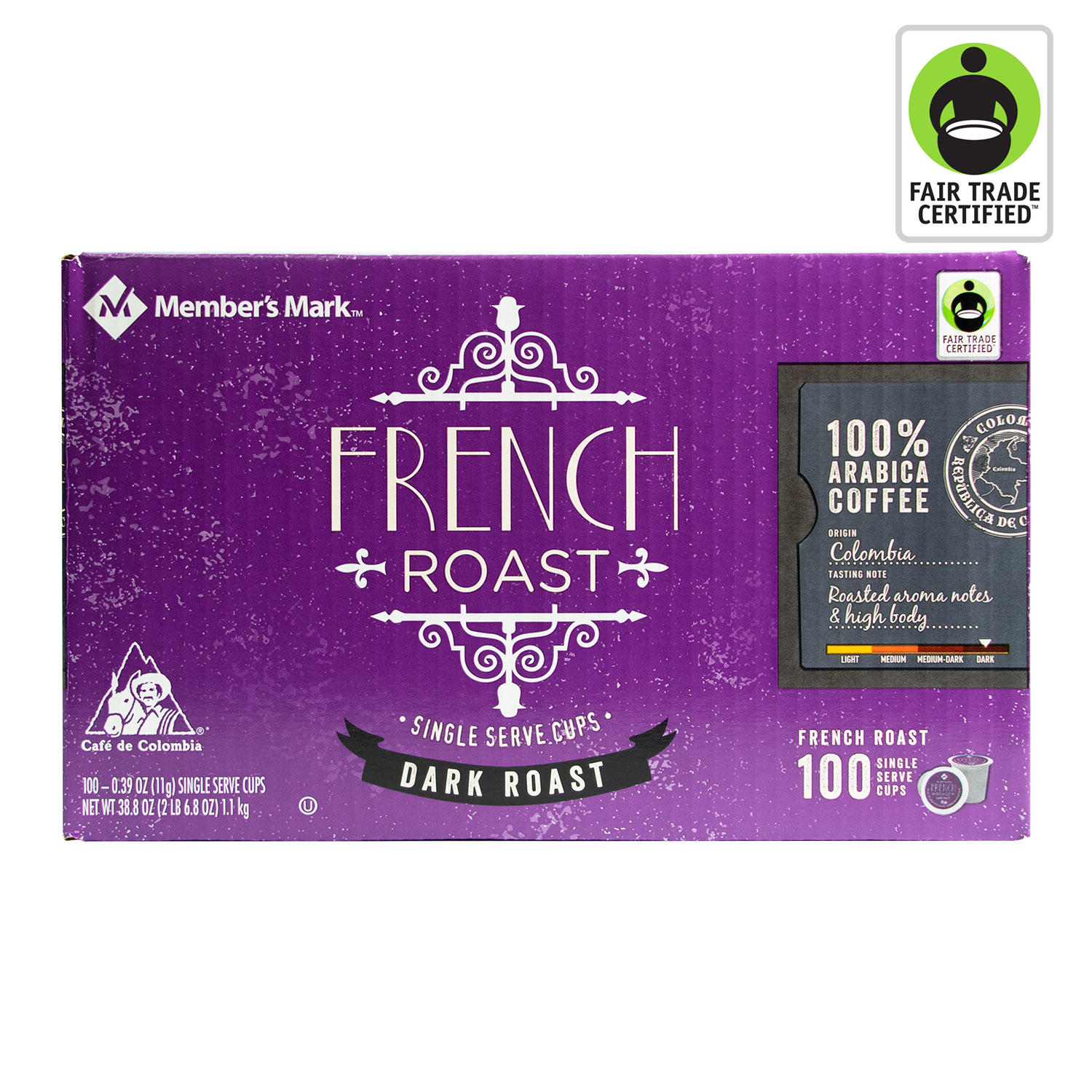 Member's Mark Single Serve Coffee Cups, French Roast,100 ct. - Best ...